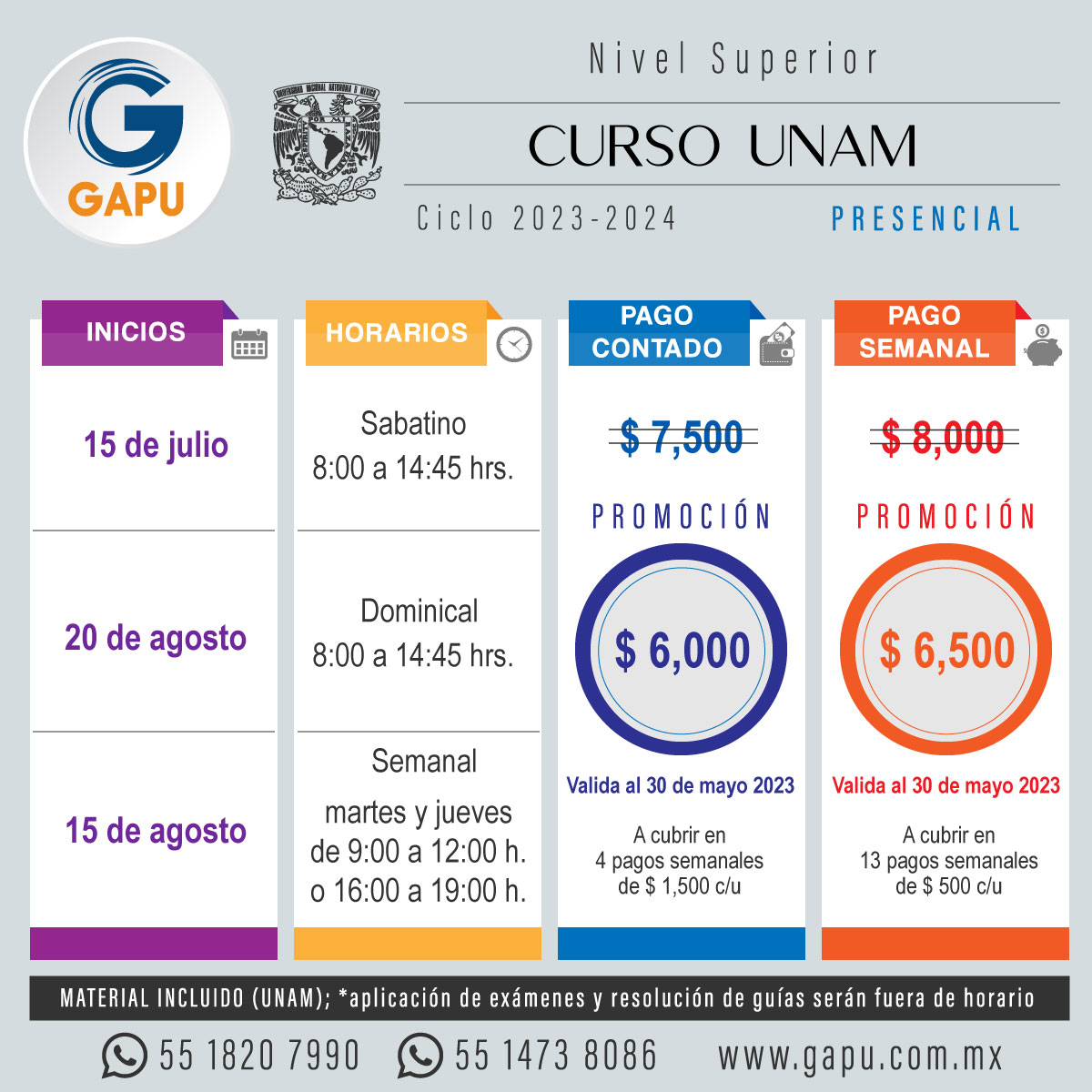 Curso UNAM 2023 | GAPU