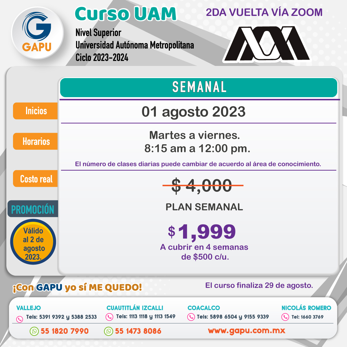 Curso UAM 2024 | GAPU