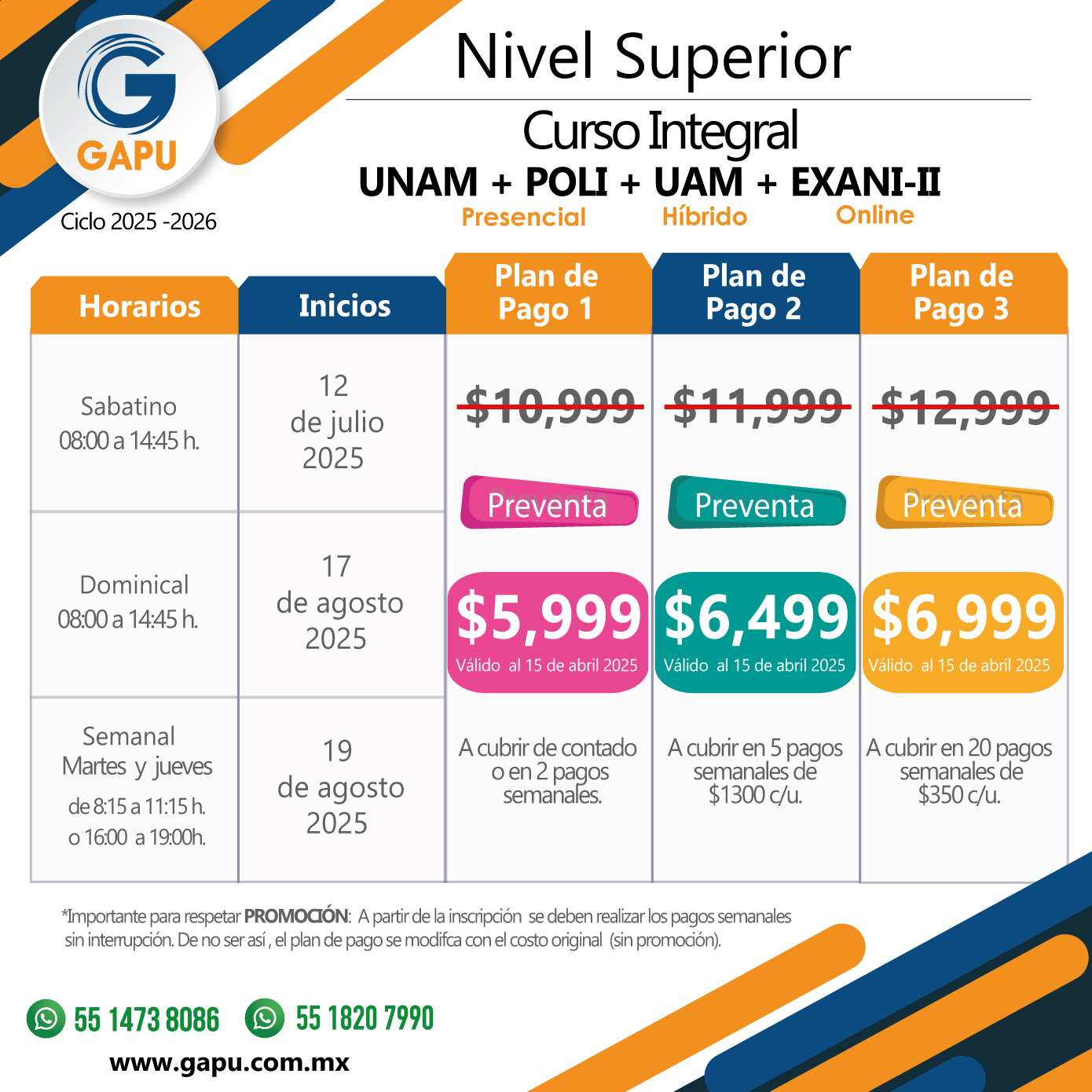 Curso UNAM 2025 - GAPU
