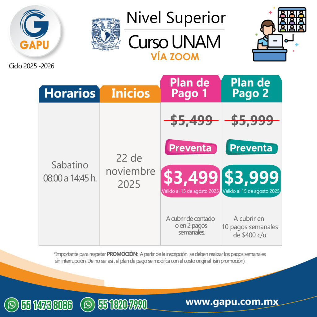 Curso UNAM 2025 - GAPU